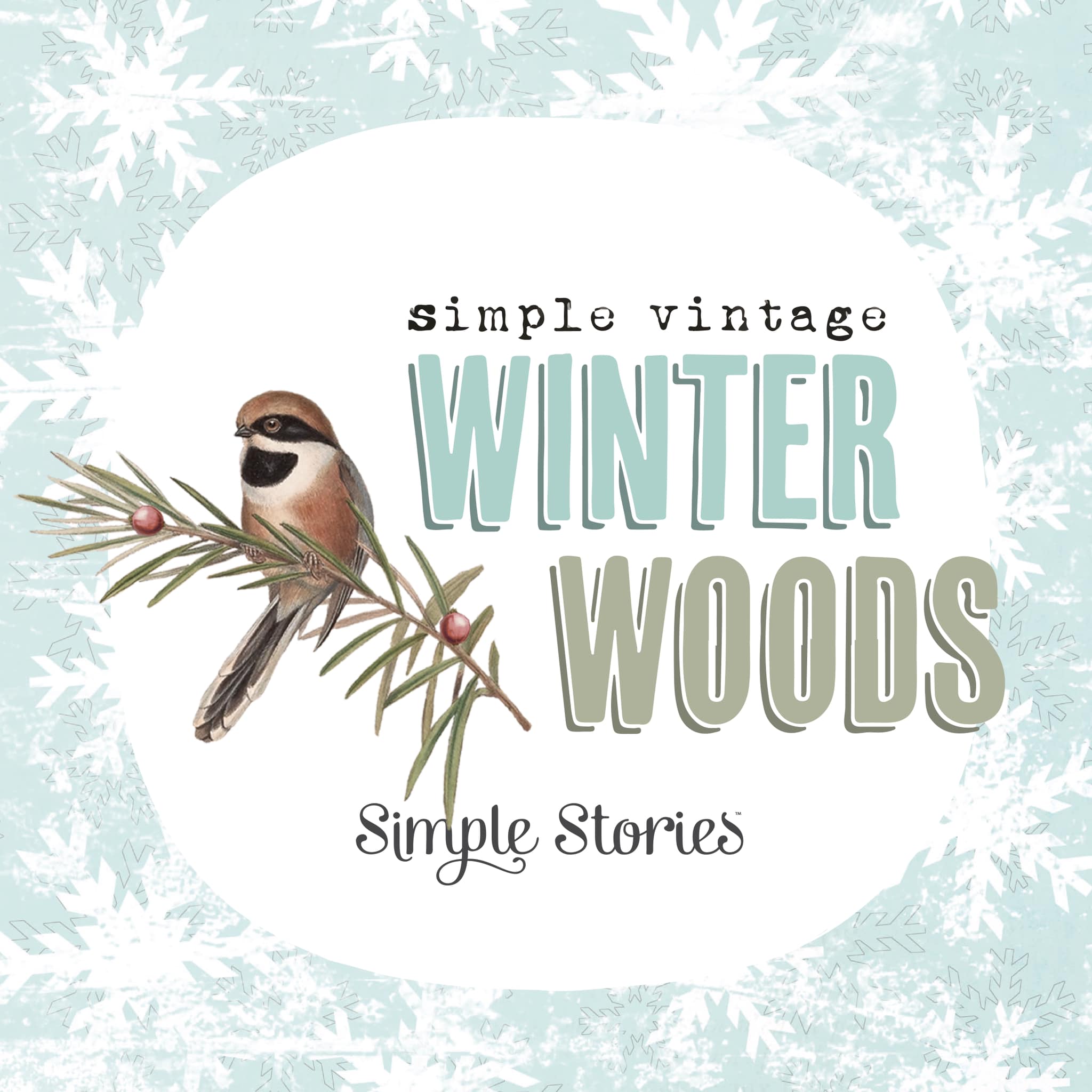 Simple Vintage Winter Woods – Scrapbook Cottage