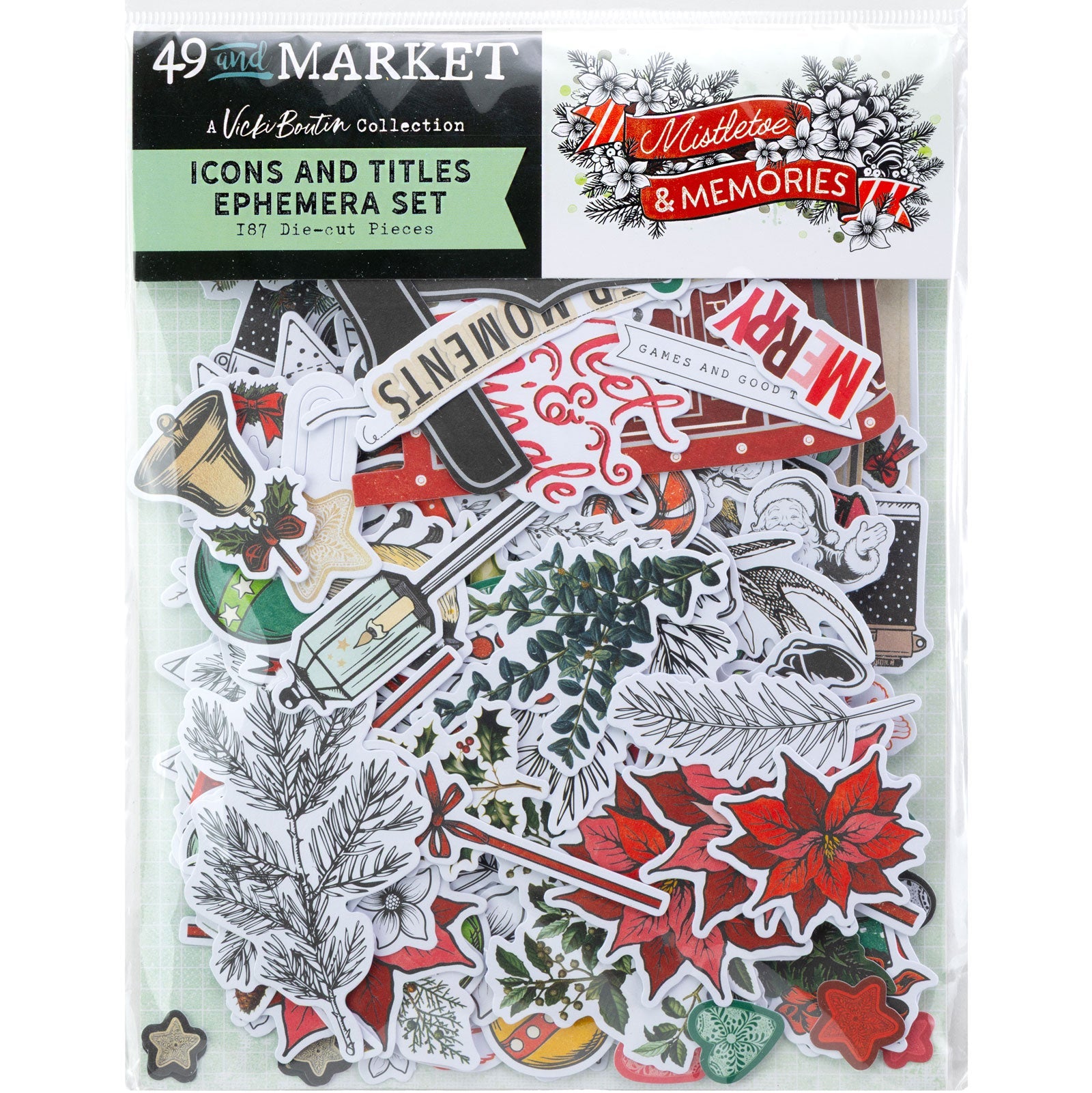 49 & Market - Mistletoe and Memories Die Cut Icons – Scrapbook Cottage
