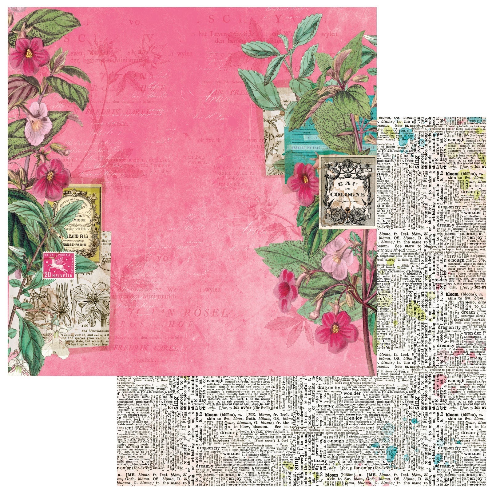 Kaleidoscope Floral Promenade – Scrapbook Cottage